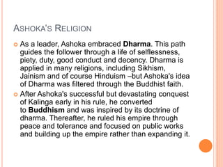 Ashoka the great | PPTX