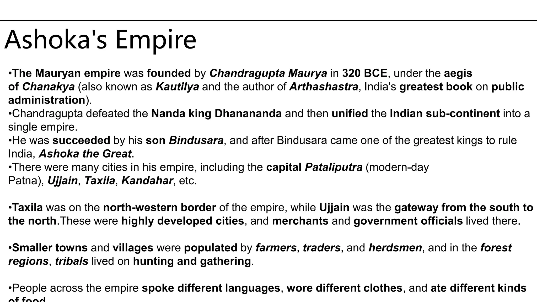 Ashoka The great PPT for class 6,7,8,10,12 for CBSE students | PPTX