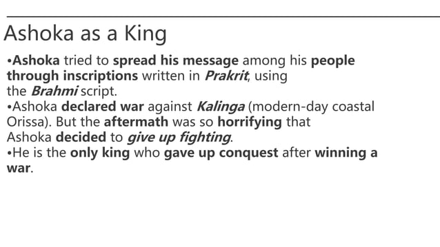 Ashoka The great PPT for class 6,7,8,10,12 for CBSE students | PPTX | Hinduism | Religion ...