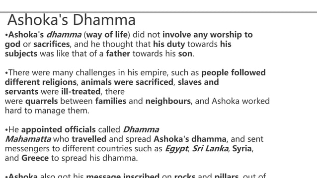 Ashoka The great PPT for class 6,7,8,10,12 for CBSE students | PPTX ...