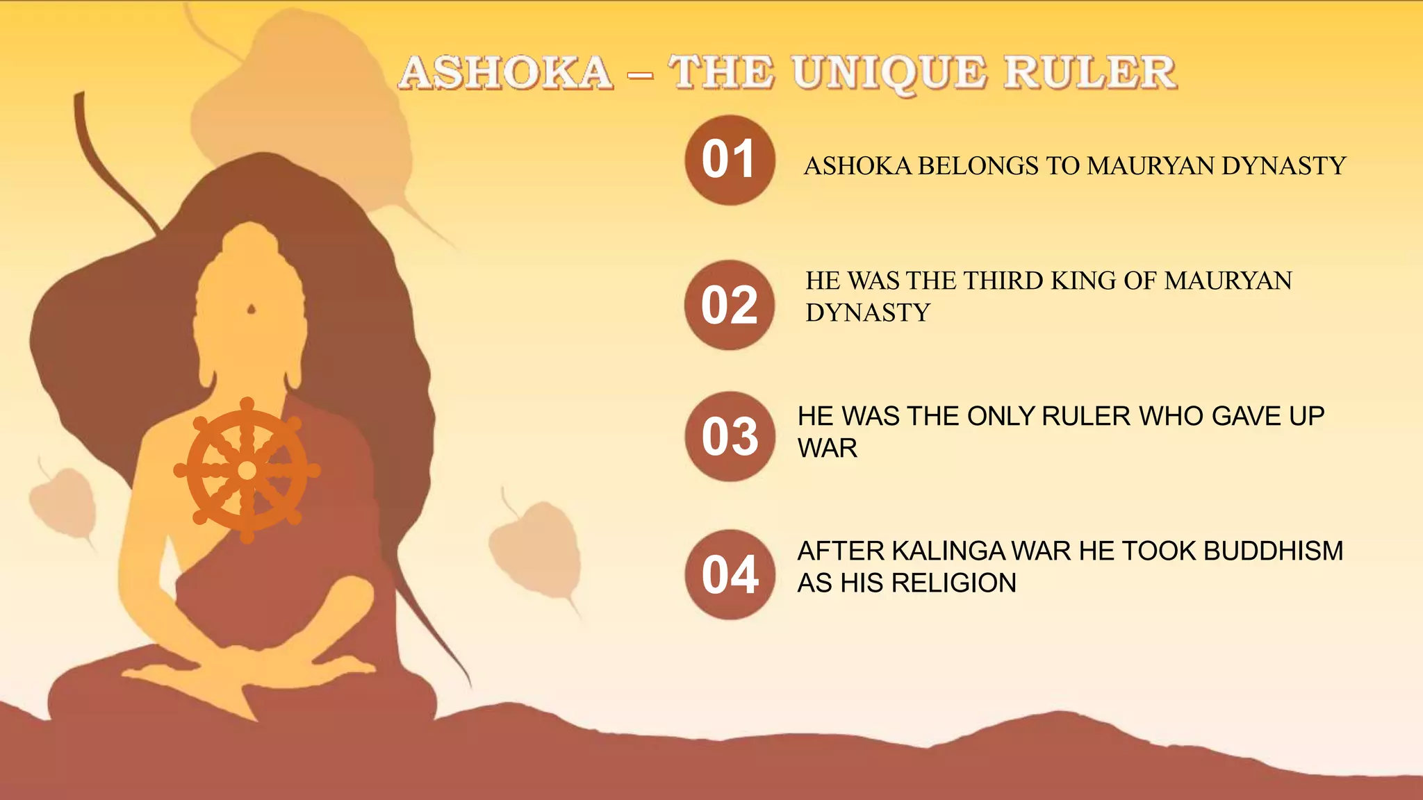 Ashoka The Mauryan Dynasty.pptx | Hinduism | Religion & Spirituality