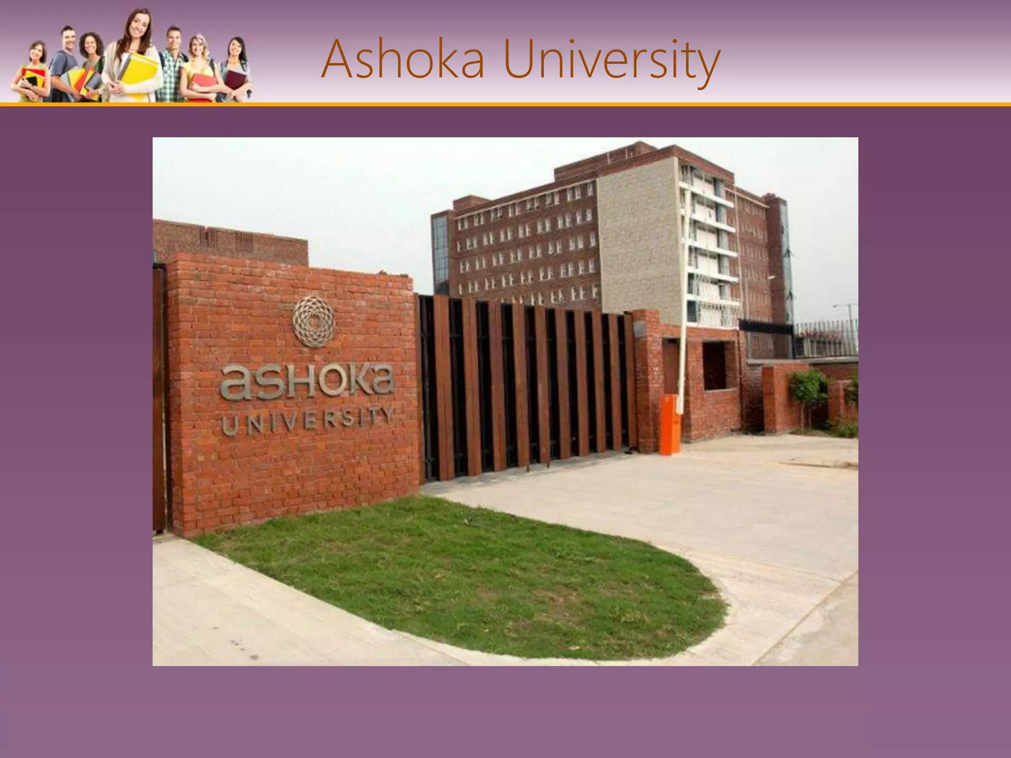 Fellowship programme in India | Ashoka university | PPTX