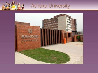 Fellowship programme in India | Ashoka university | PPTX