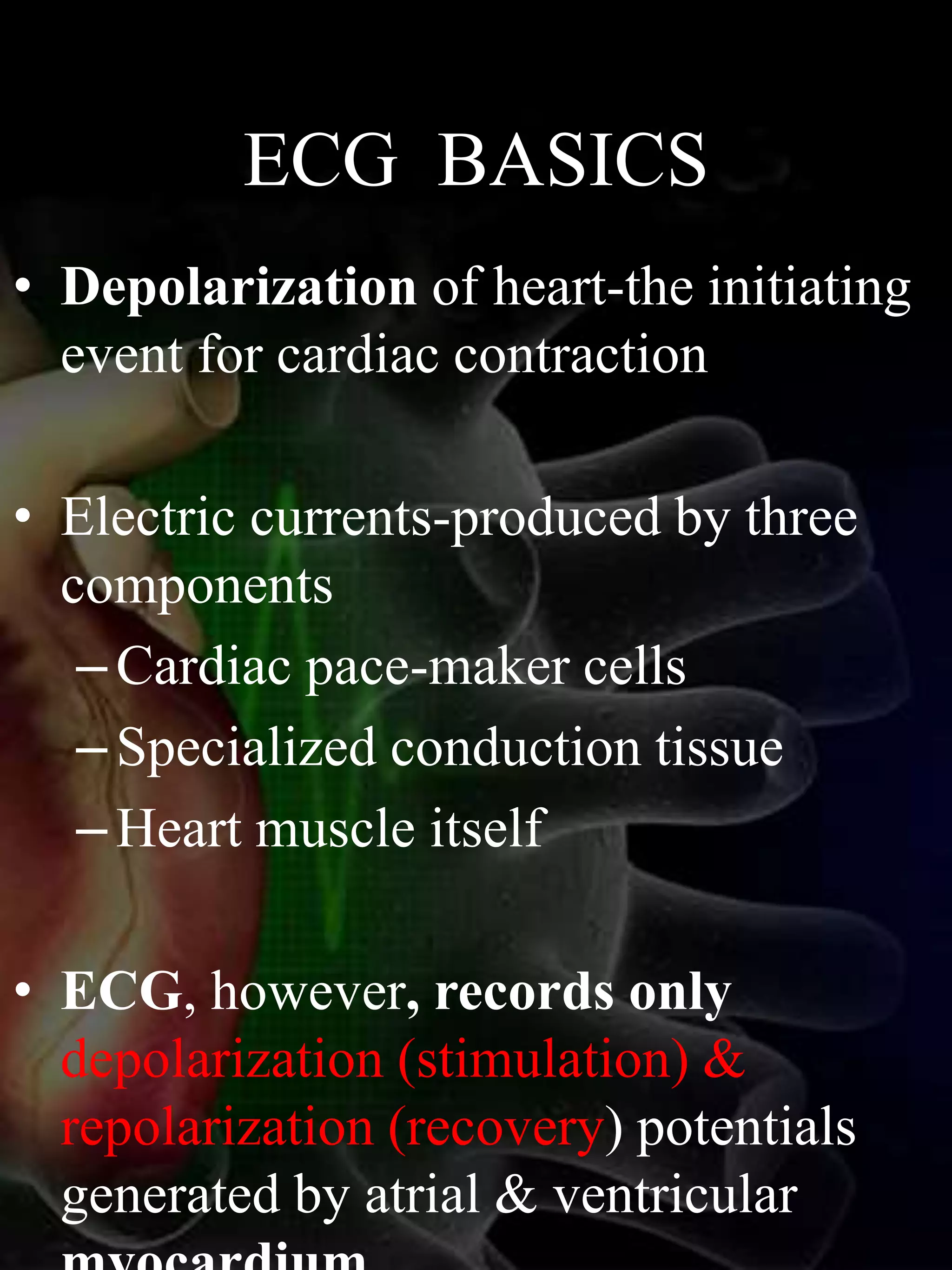 Physiology of ECG ,localisation of MI | PPTX