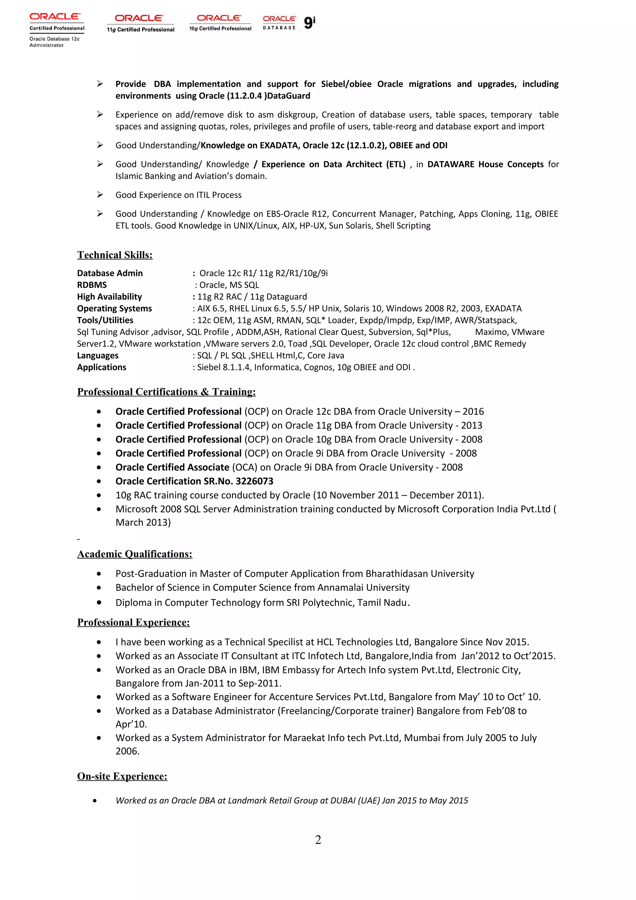 Ashokkumar mani's cv | DOC