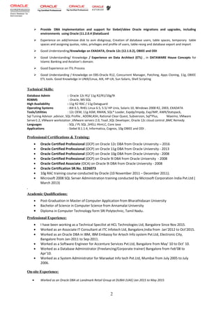 Ashokkumar mani's cv | DOC