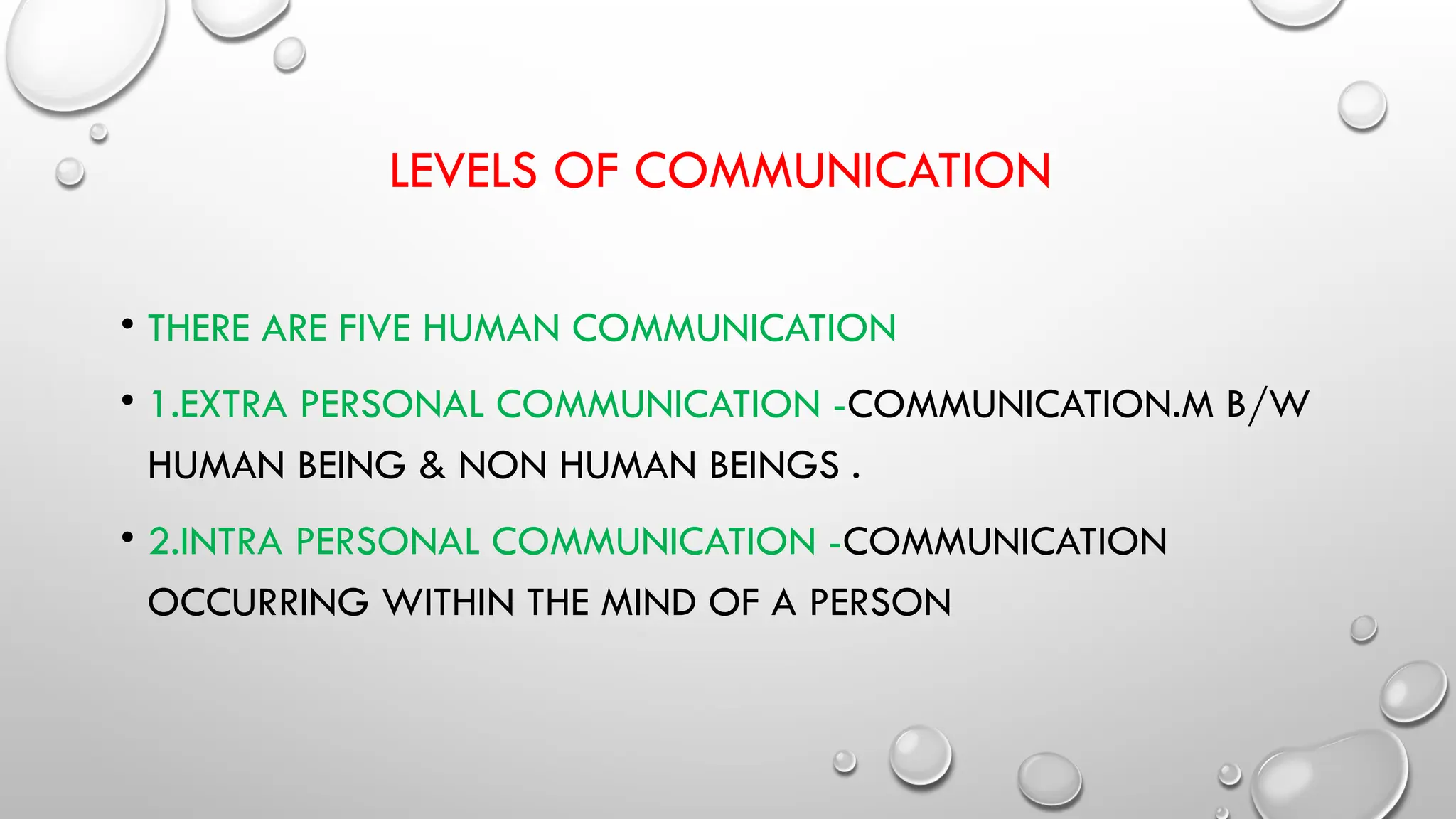 Communication Introduction & level, Elements, types | PPT