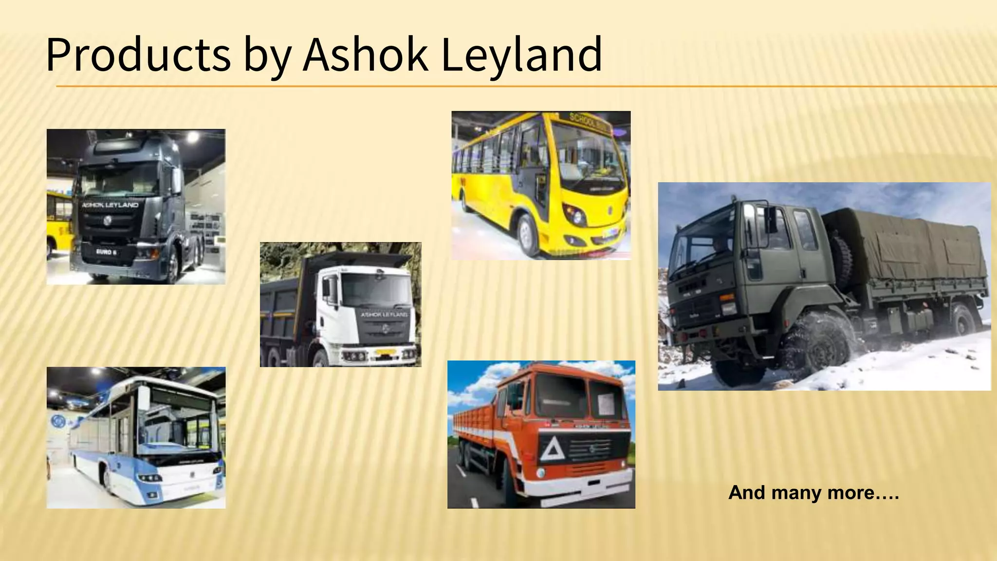 Ashok leyland supply chain revamping | PPTX