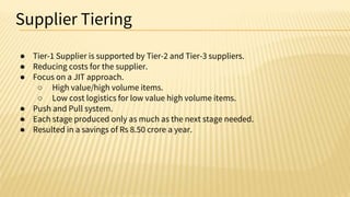 Ashok leyland supply chain revamping | PPTX