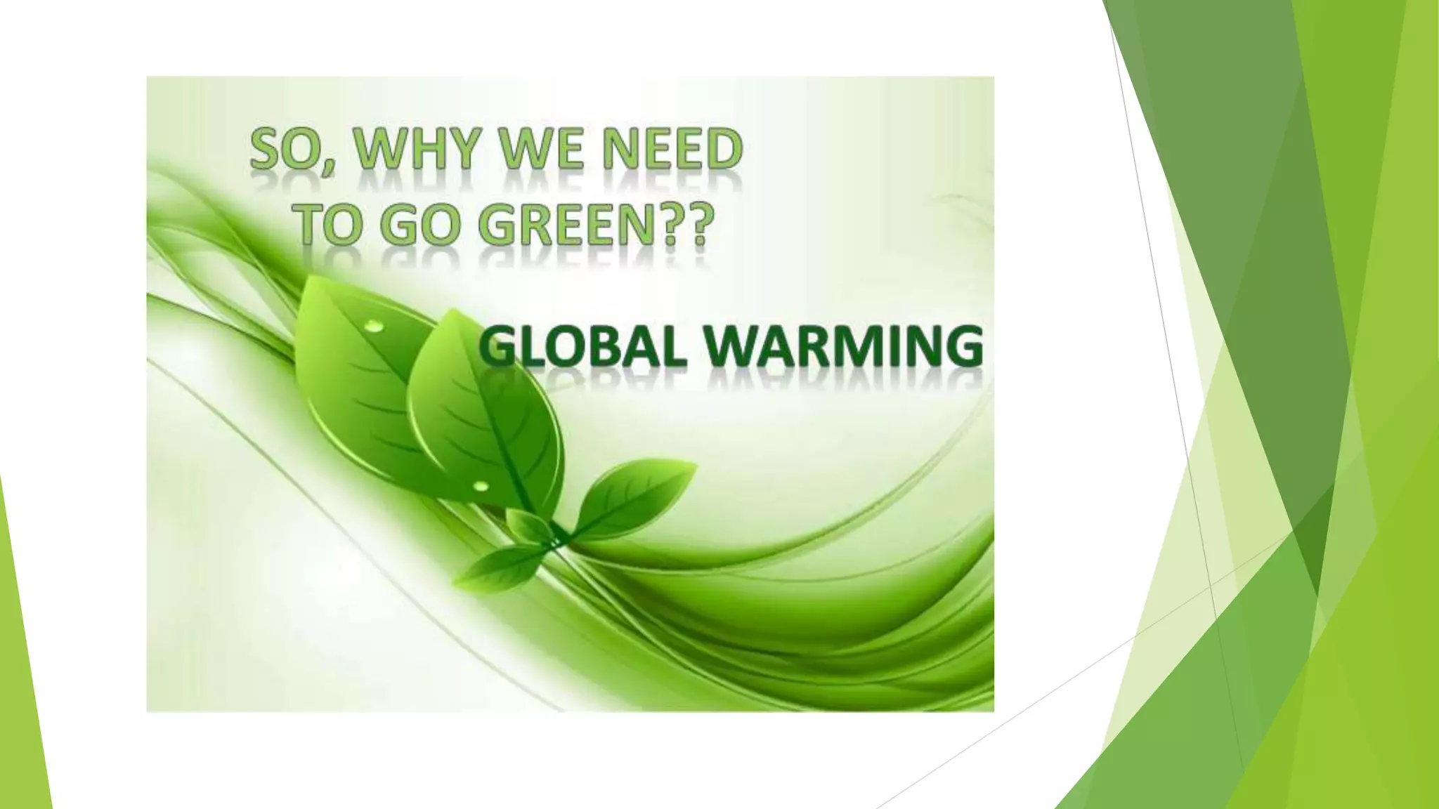 Go Green ppt | PPT