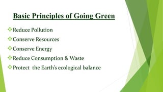 Go Green ppt | PPT