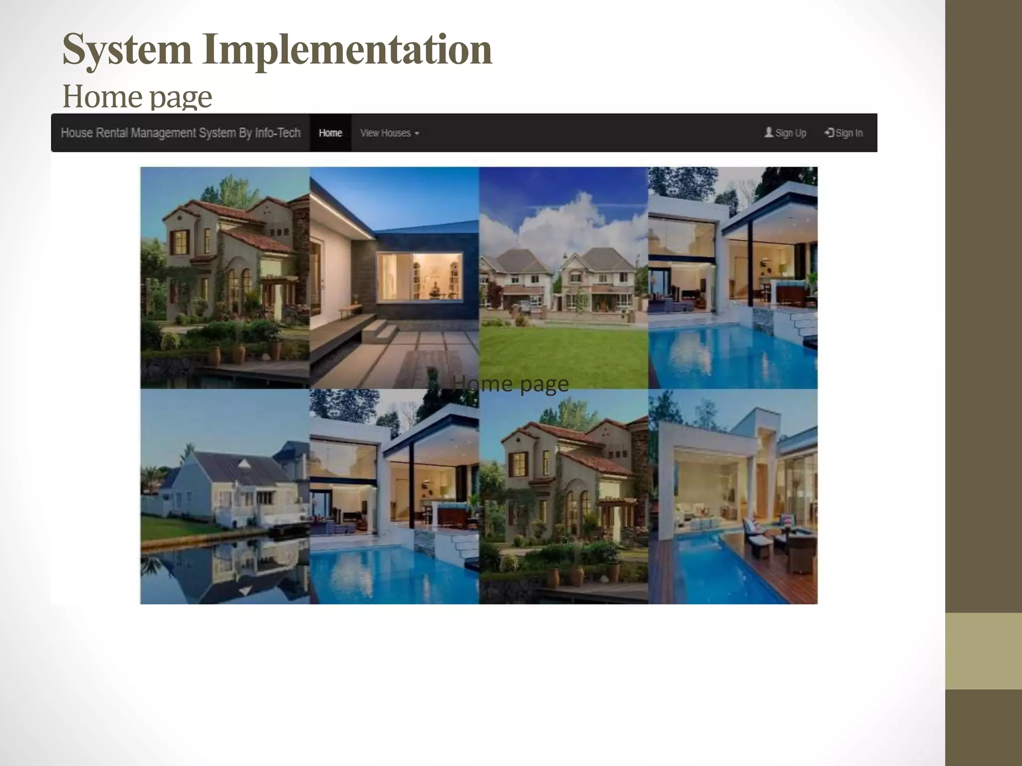 House Rental Management System Presentation | PPTX