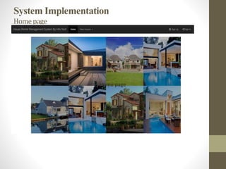 House Rental Management System Presentation | PPTX