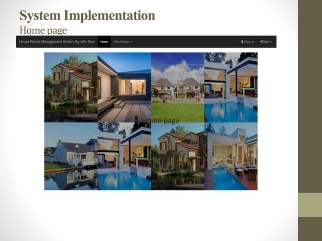 House Rental Management System Presentation | PPTX | Houses | Real Estate