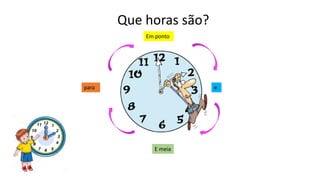 As horas em portugues horas | PPT