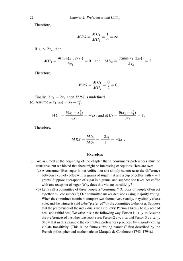 A Short Course in Intermediate Microeconomics with Calculus (Roberto ...