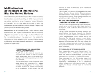 A short guide on multilateralism and its role in our daily lives. | PDF
