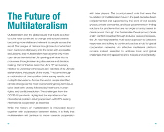 A short guide on multilateralism and its role in our daily lives. | PDF