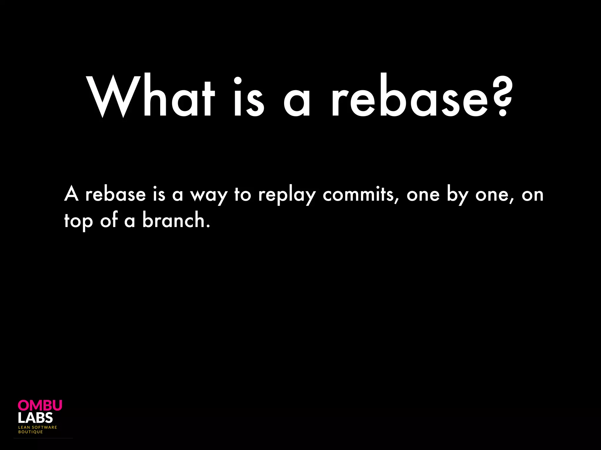 A short guide to git's interactive rebase | PPT