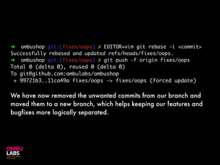 A short guide to git's interactive rebase | PPT