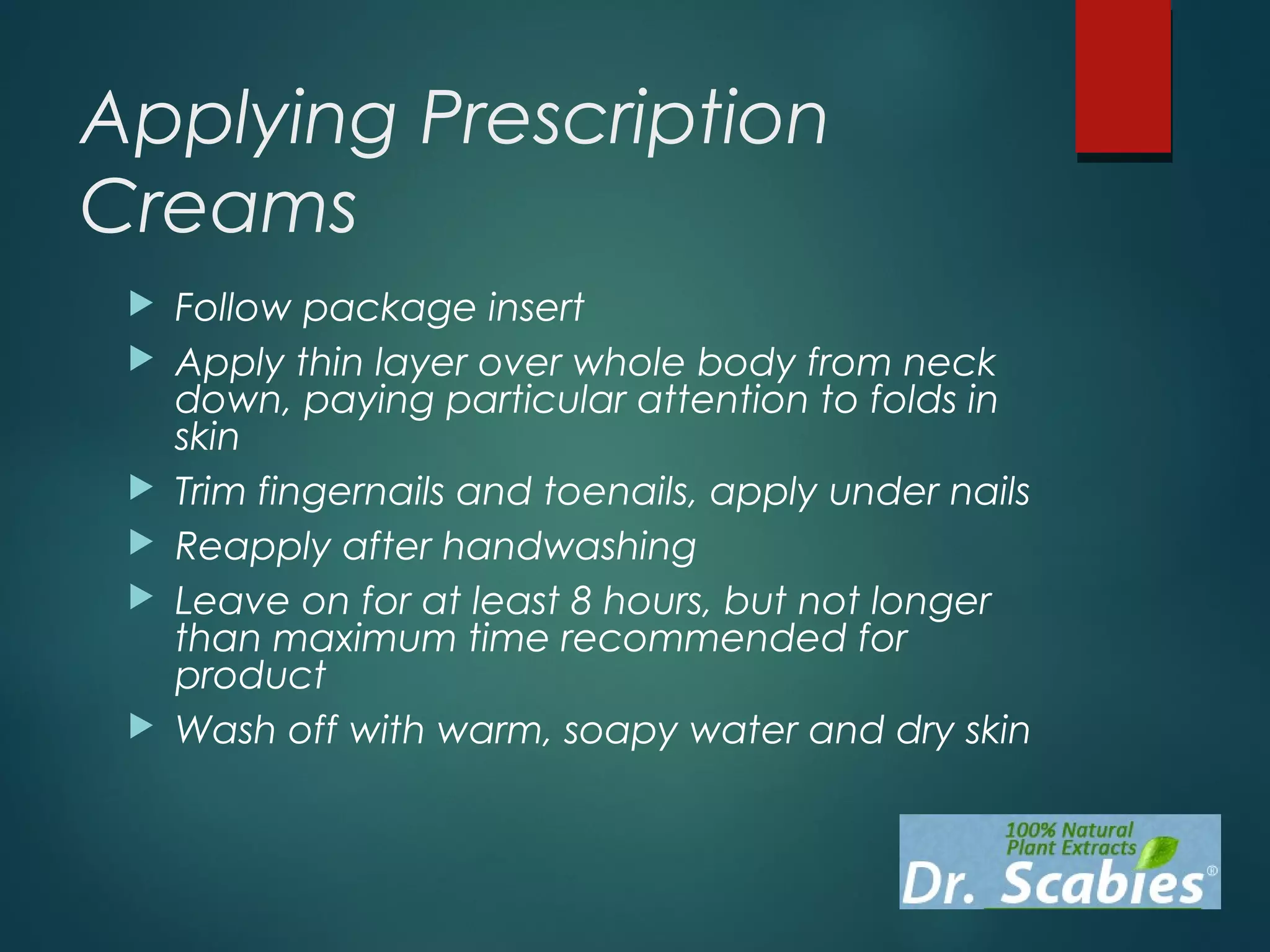 A short guide to scabies treatment 2016 | PPT