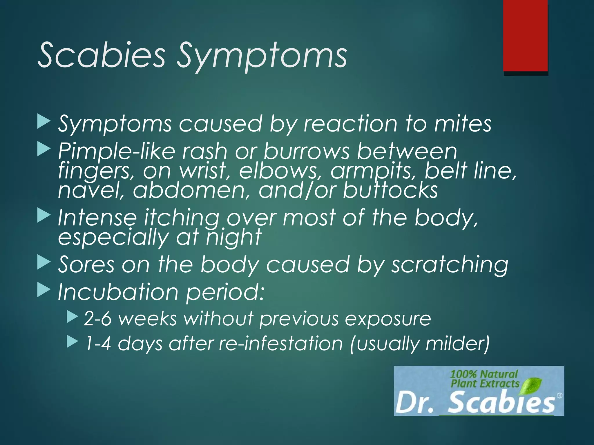 A short guide to scabies treatment 2016 | PPT