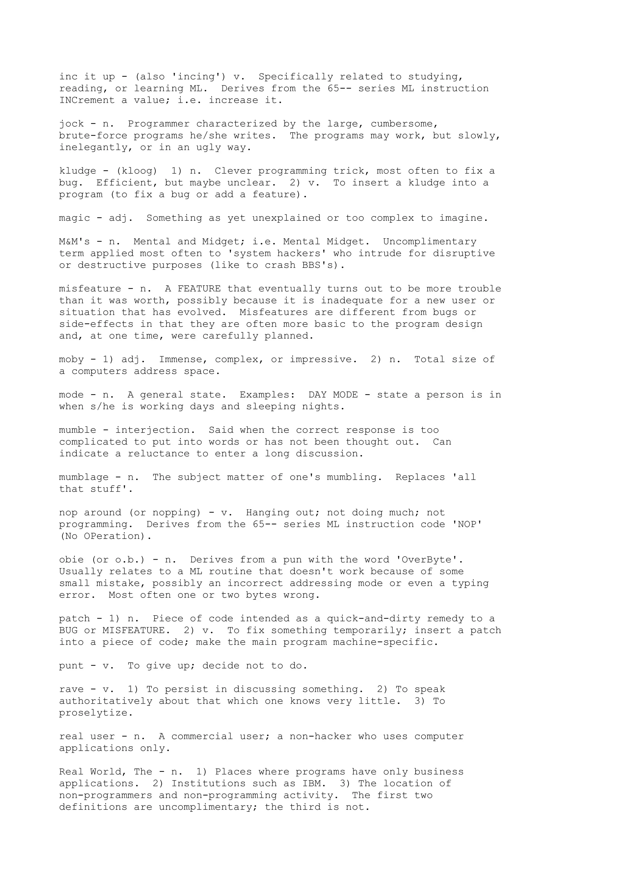 A short hacker speak glossary(2) | PDF