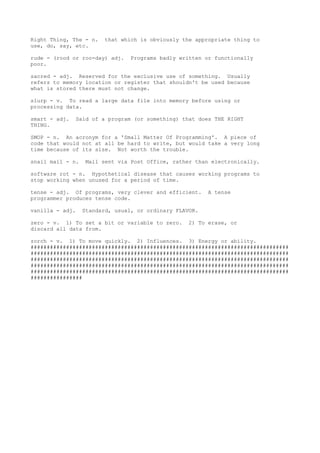 A short hacker speak glossary(2) | PDF