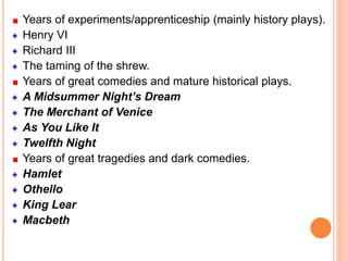 A short history of english literature | PPTX