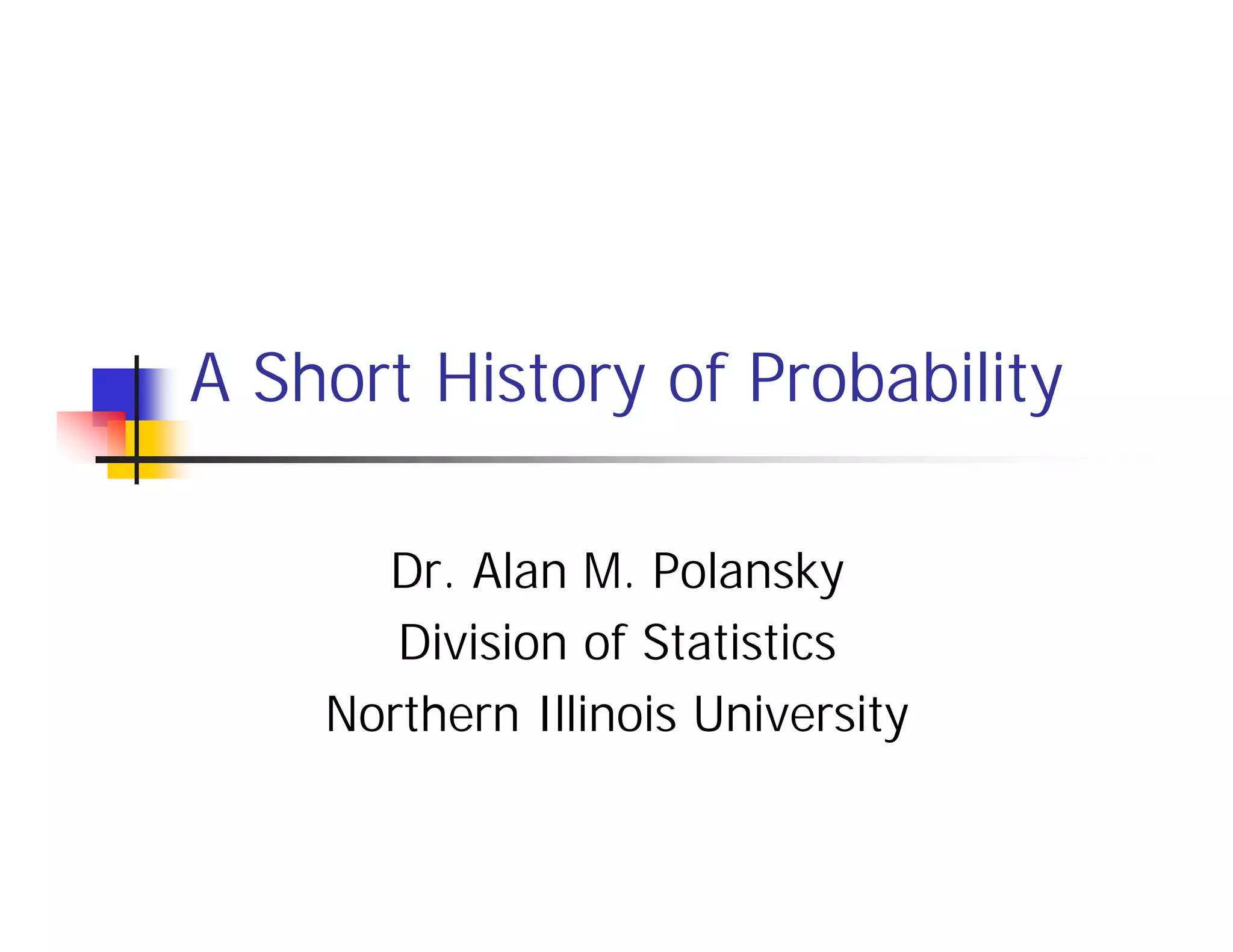 history of probability | PDF