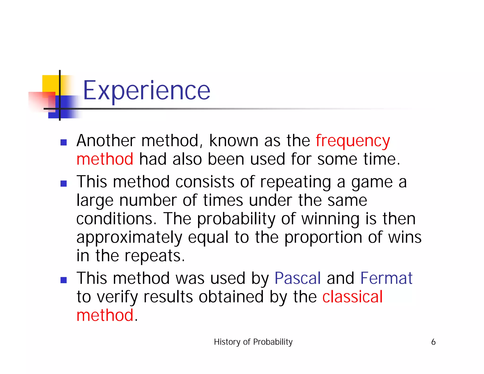 history of probability | PDF