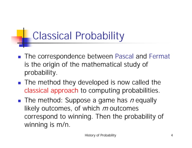 history of probability | PDF