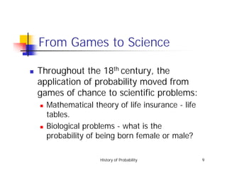 history of probability | PDF