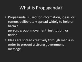 A Short History Of Propaganda | PPT