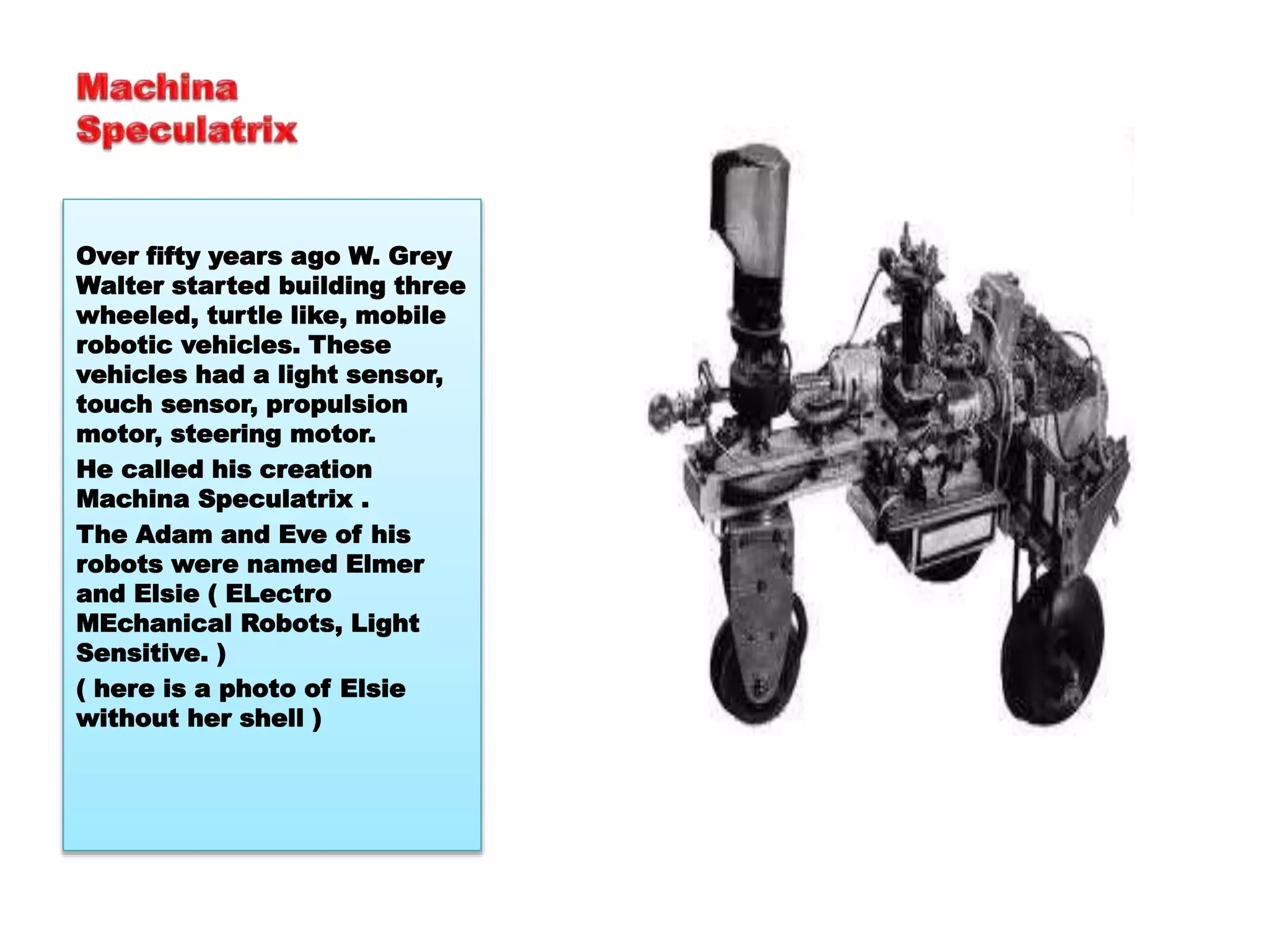 A short history of robotics | PPTX