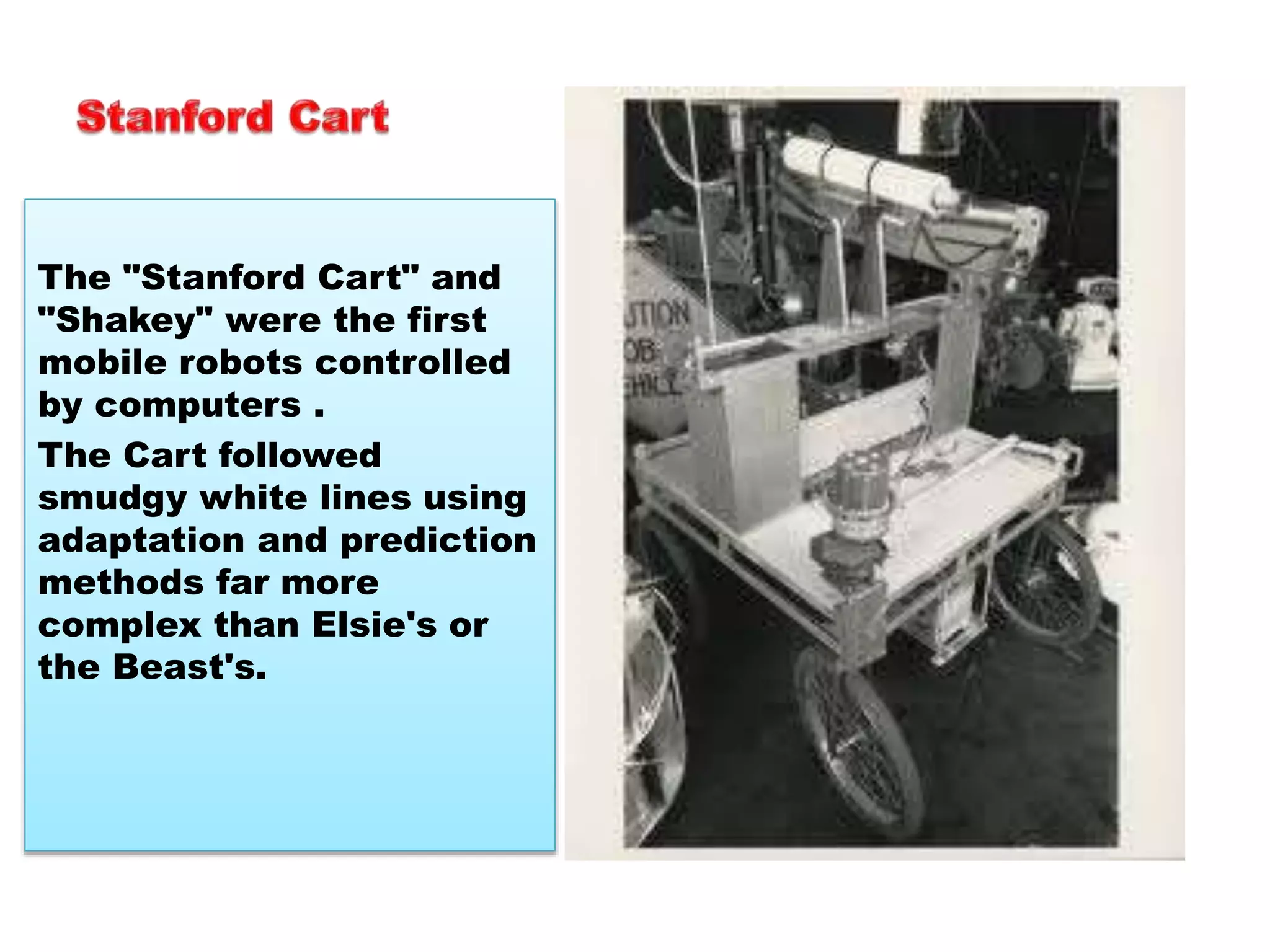 A short history of robotics | PPTX