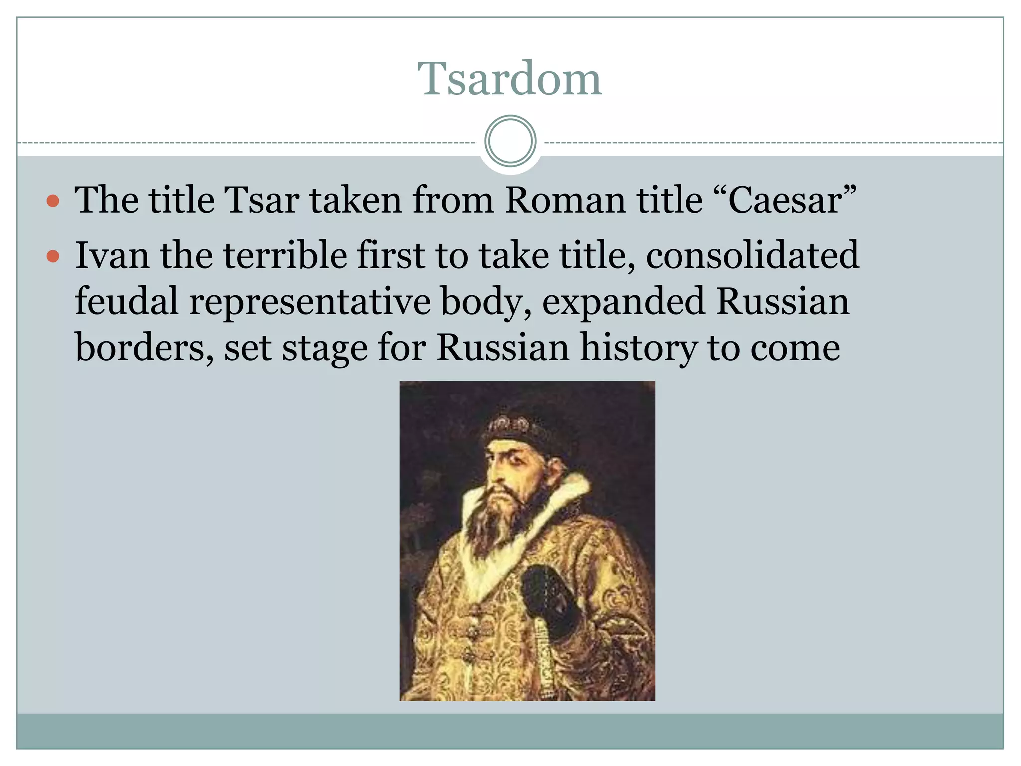 A short history of russia | PPTX
