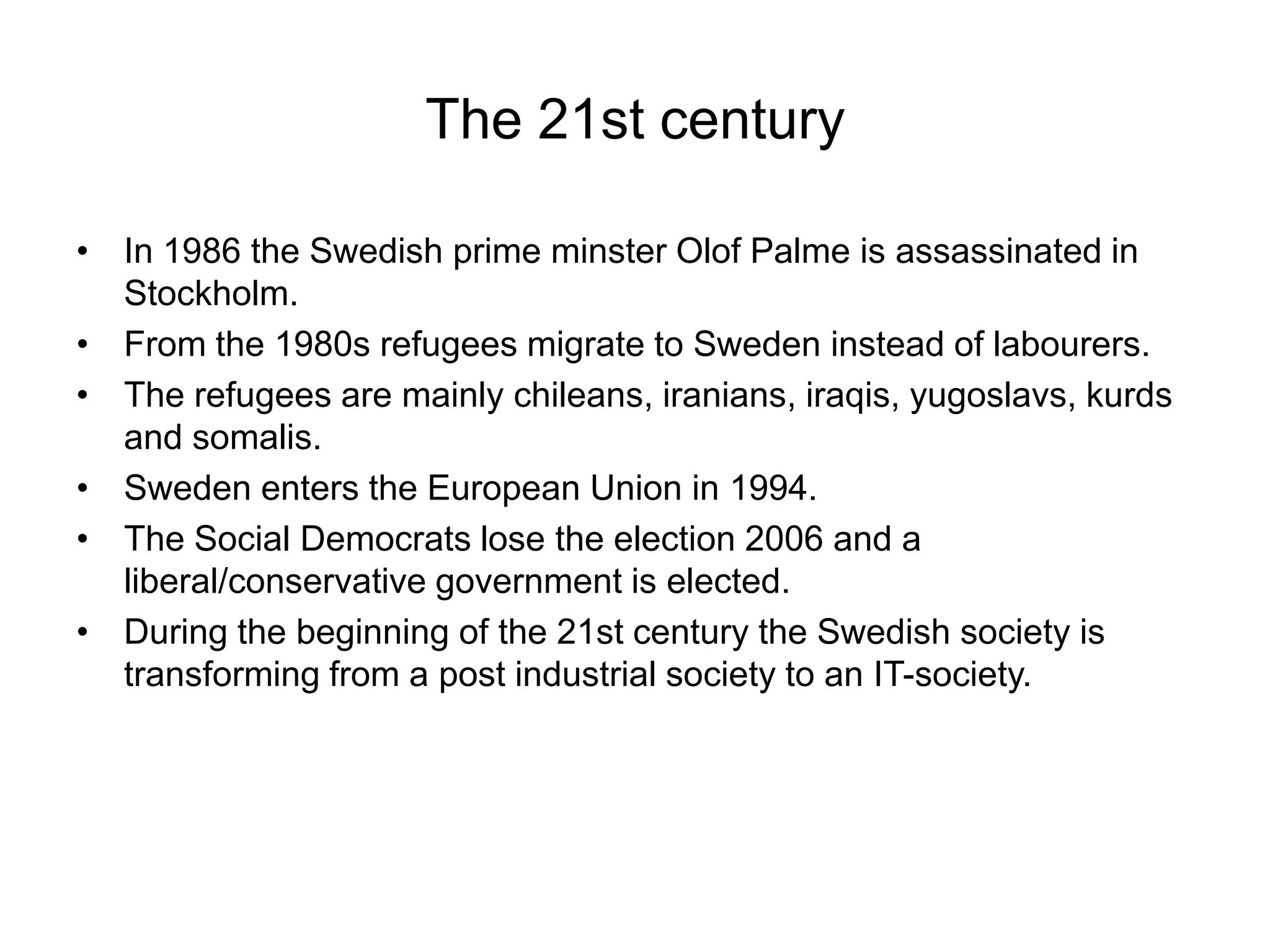 A short history of sweden | PPTX