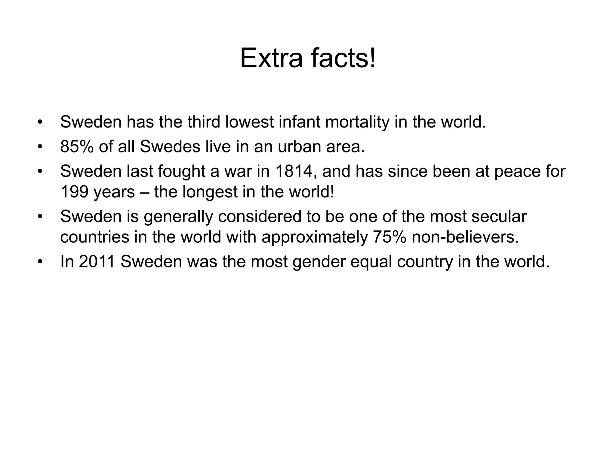 A short history of sweden | PPTX