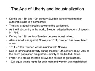 A short history of sweden | PPTX