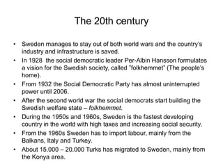 A short history of sweden | PPTX