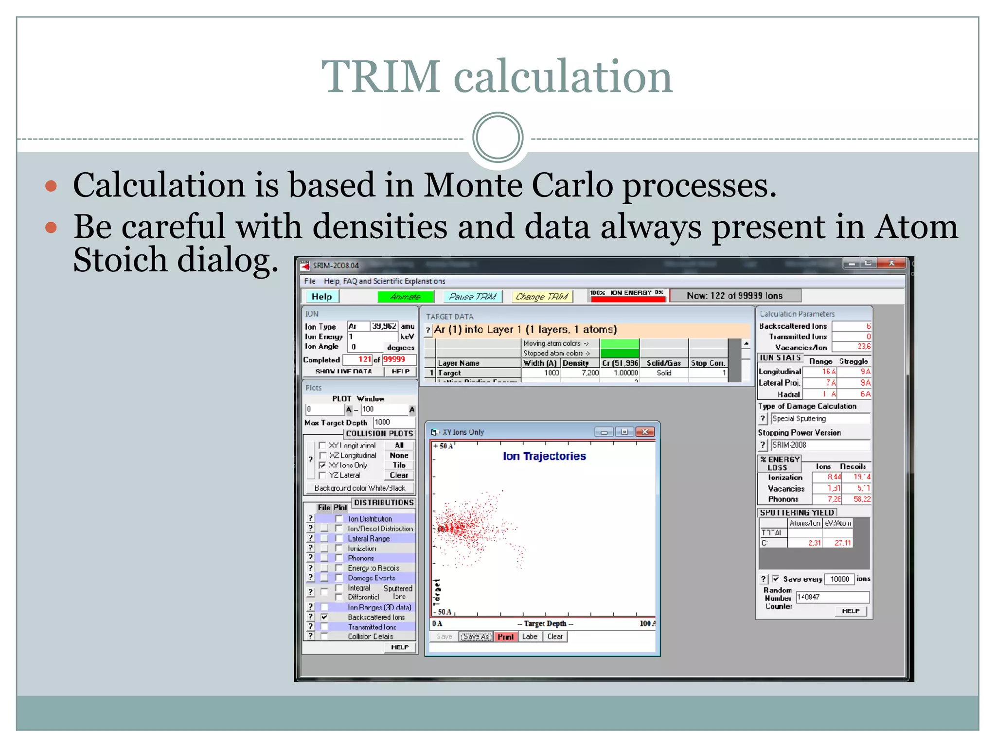 A short introduction to SRIM code | PPTX