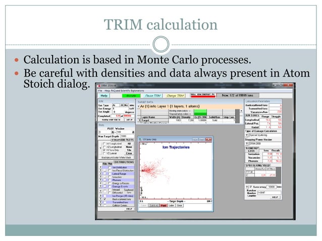 A short introduction to SRIM code | PPTX
