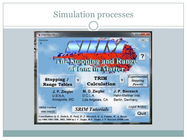 Srim入门（一） : SRIM安装教程_哔哩哔哩_bilibili – ZJDGHM