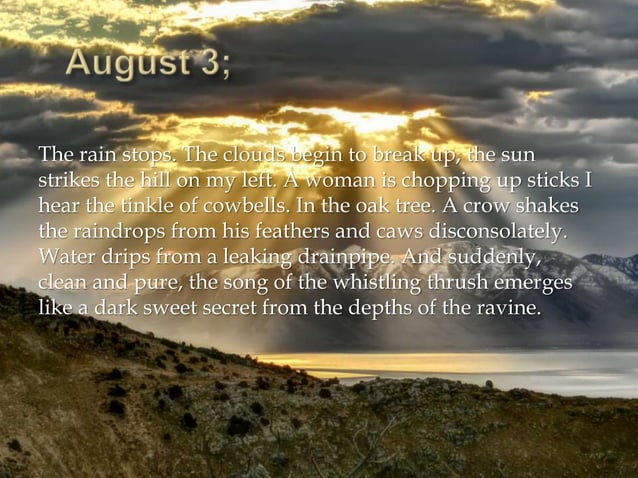 A short monsoon diary | PPTX | Weather | Science