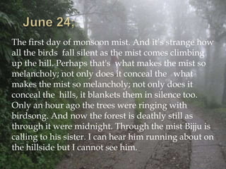 A short monsoon diary | PPTX | Weather | Science