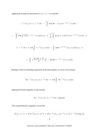 A short remark on Feller’s square root condition. | PDF