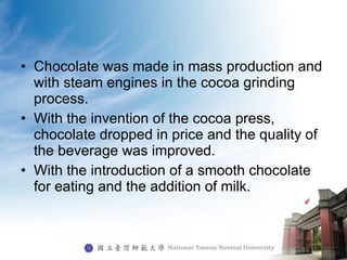 A Short Story Of Chocolate | PPT