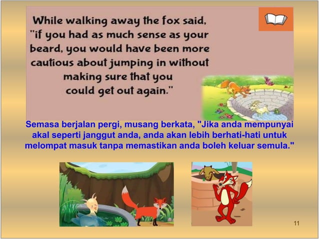A Short Story with Moral Lessons for The Young Ones (Eng. & Malay).pptx