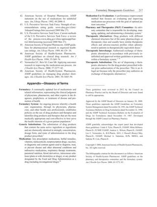 Ashp pharmacy-therapeutics-committee-formulary-system | PDF